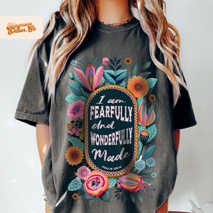 I Am Fearfully and Wonderfully Made PNG DUO, Psalms Christian Designs ...