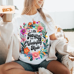 I Am Fearfully and Wonderfully Made PNG DUO, Psalms Christian Designs ...