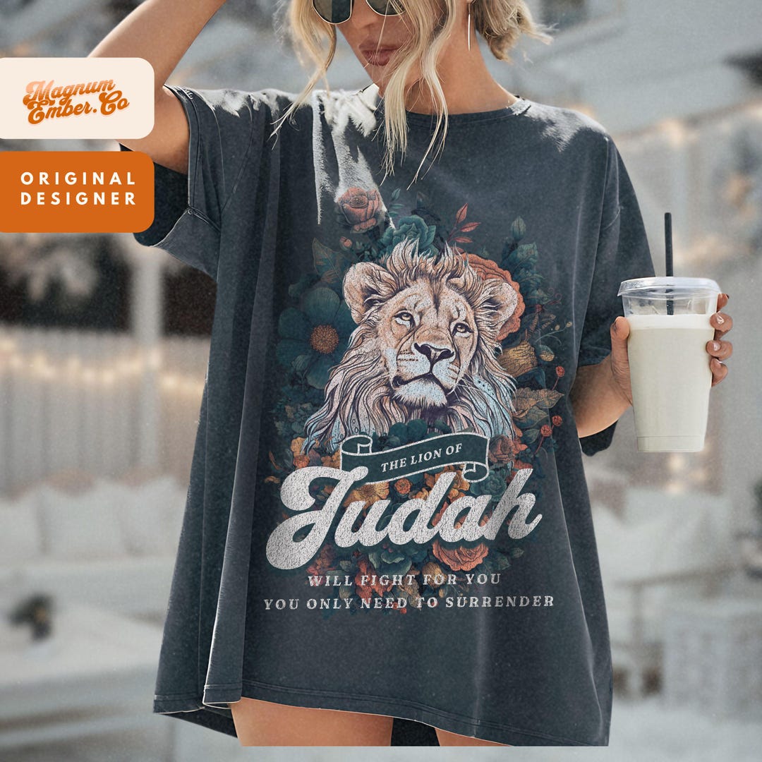 Jesus Shirt Design Unisex BUNDLE, 4 Designs Lion of Judah PNG Bundle ...