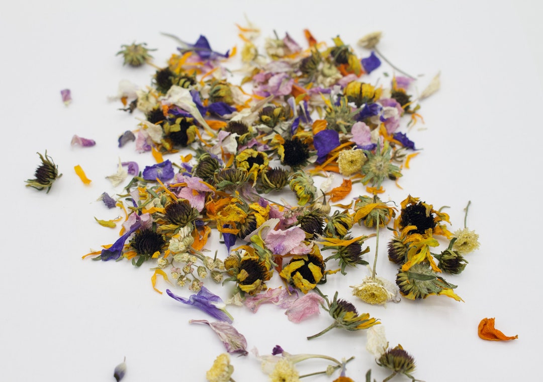 Dried Flower Confetti- Mystery Wildflower/garden Mix - Etsy