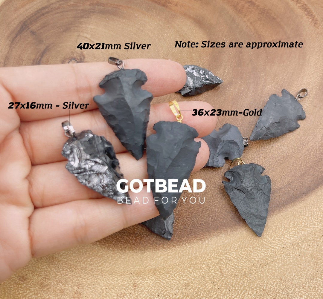 Assorted Jasper Arrowhead Charm, Gold Filled Jasper Arrow Head, Large ...
