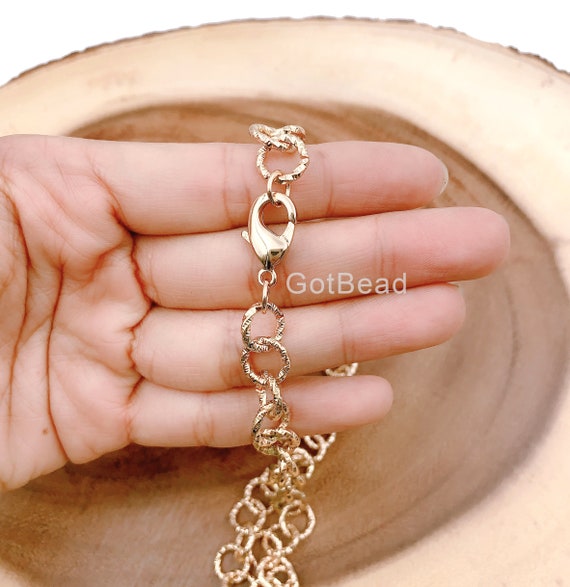 Ready to Use 24K Gold Filled Chunky Rolo Cable Necklace Chain - Etsy