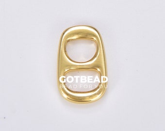 Mini Soda Pop Pull Charm, Gold Filled Can Tab Pendant Charm, Soda Pull ...