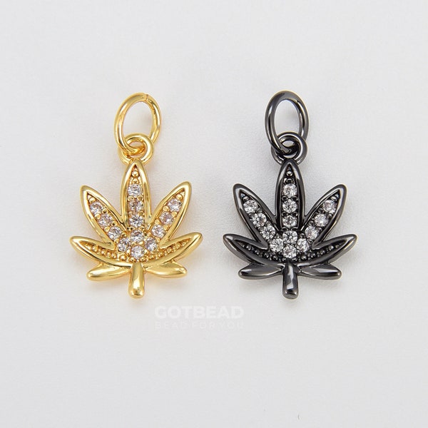 Pot Leaf Pendant - Etsy