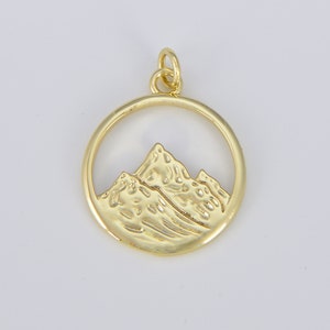 Dainty 18K Gold Filled Charm Element Charm Water Fire Earth Wind Charm ...
