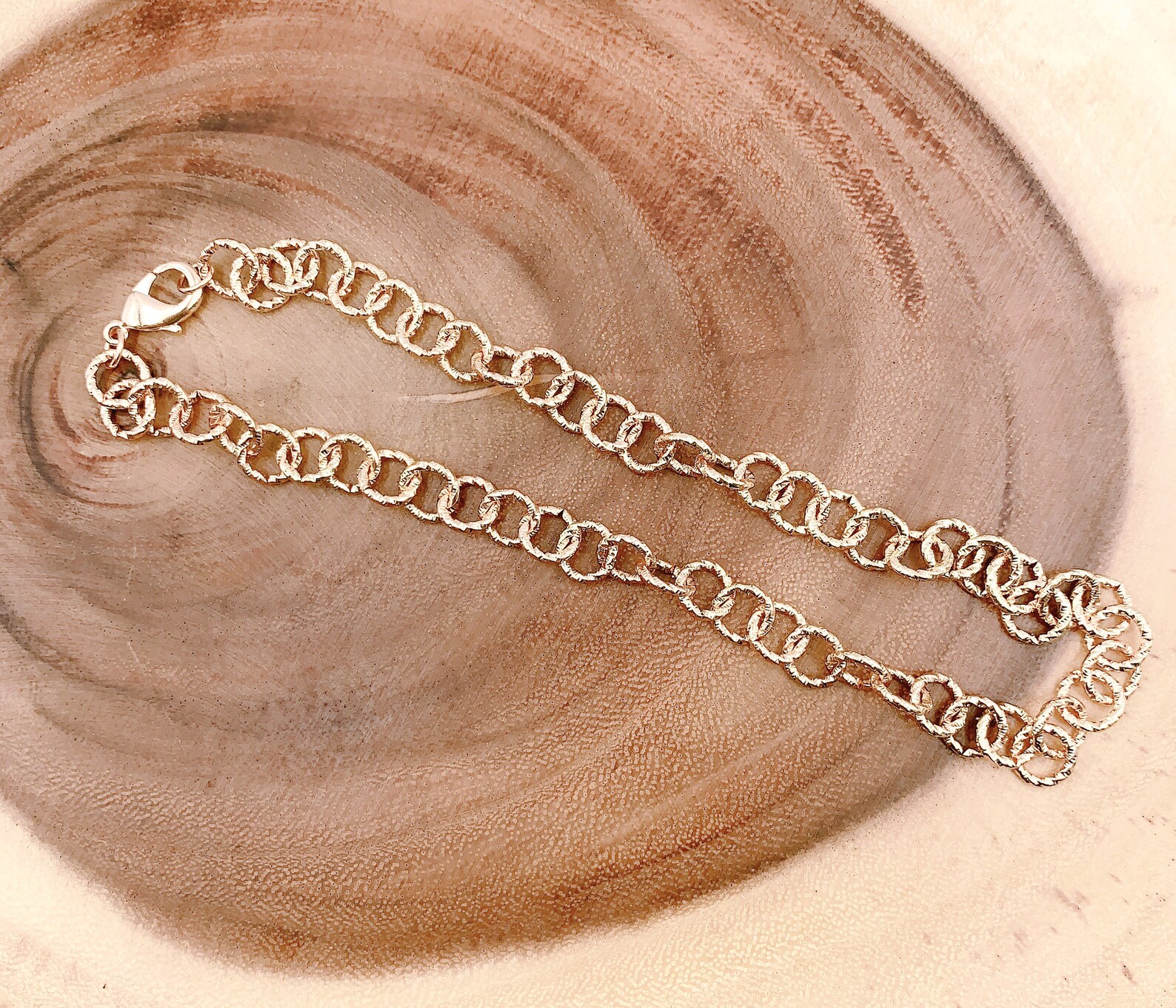 Ready to Use 24K Gold Filled Chunky Rolo Cable Necklace Chain | Etsy