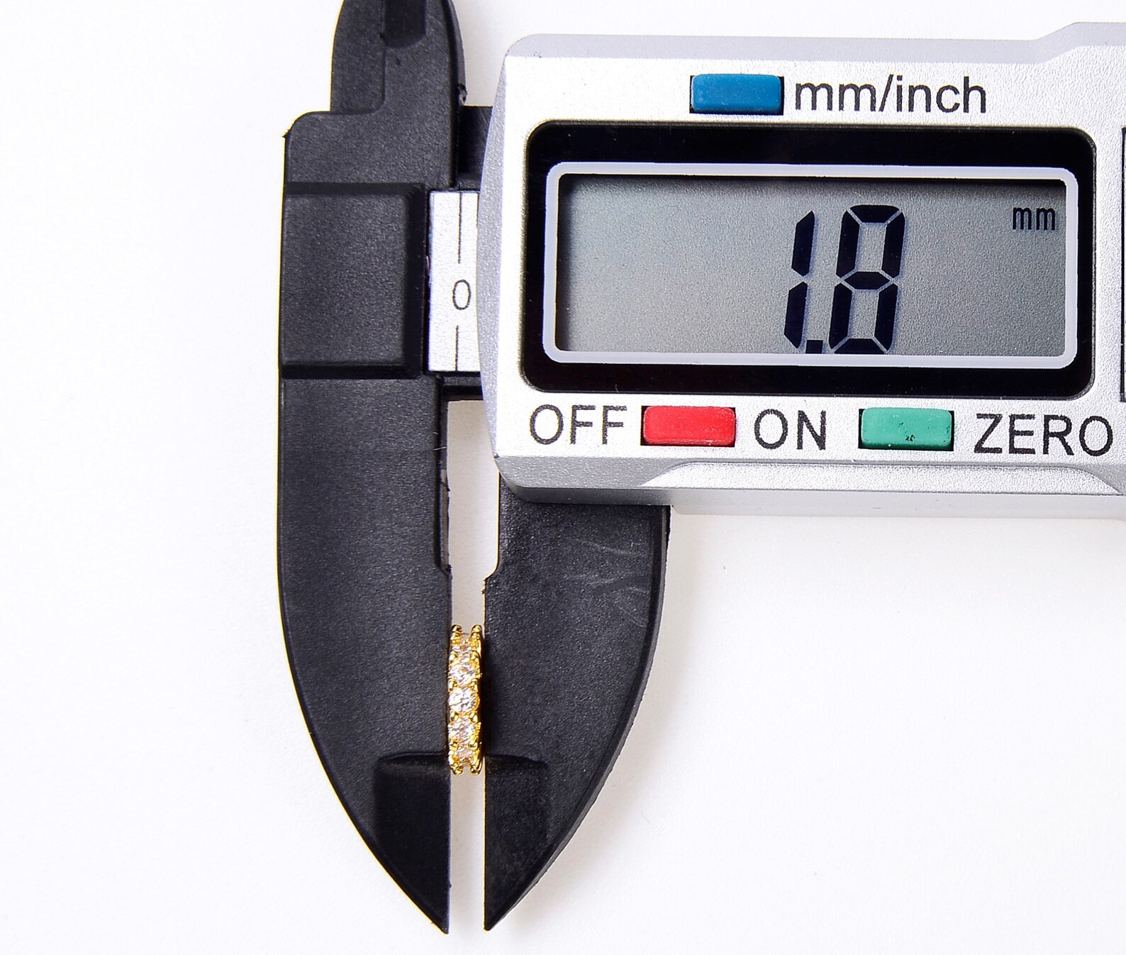 CZ Roundelle SPACER Bead, Cubic Zirconia, CZ Micro Pave Spacer Beads ...