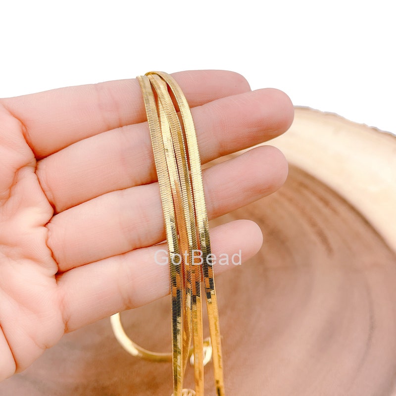 24k Solid Gold Chain - Etsy