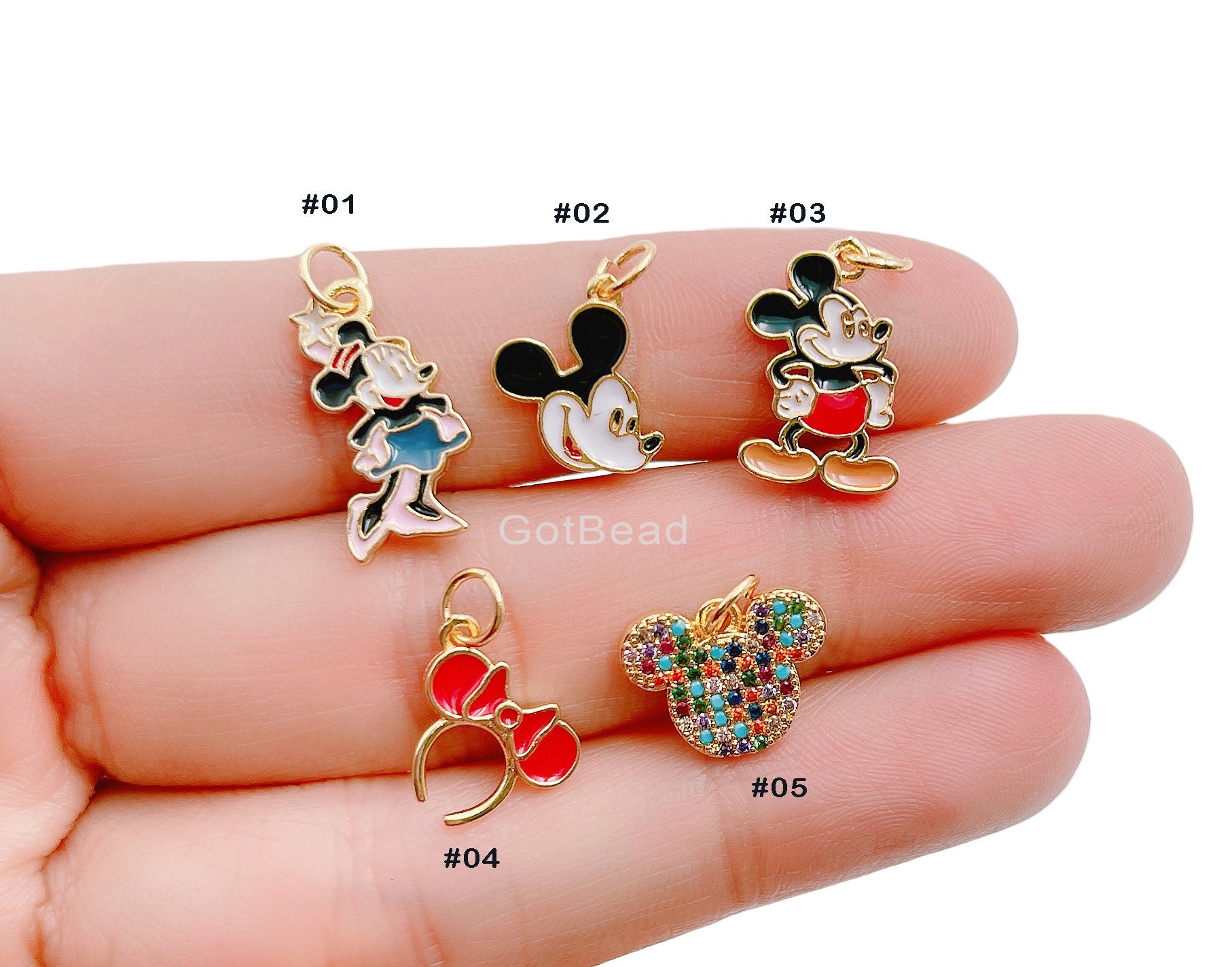 Minnie Mouse big bling bling glitter charm new from Japan - munimoro.gob.pe