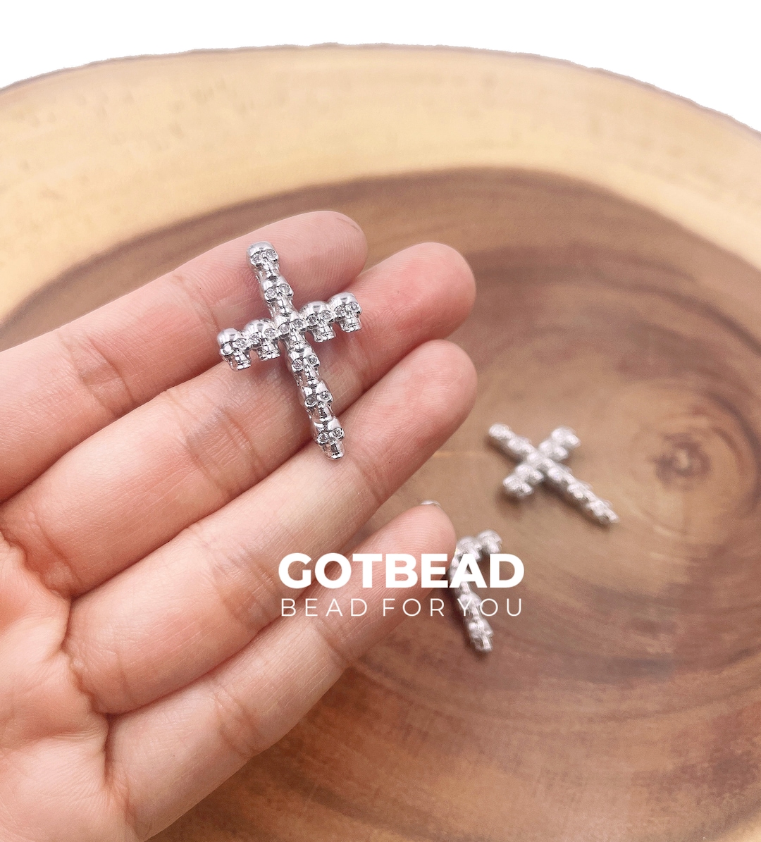 Silver Skull Head Cross Charm, Skeleton Skull Head Cross Pendant, Cross ...