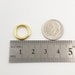 Dainty Gold Spring Gate Ring, Push Gate Ring, 12mm Round Circle Ring ...