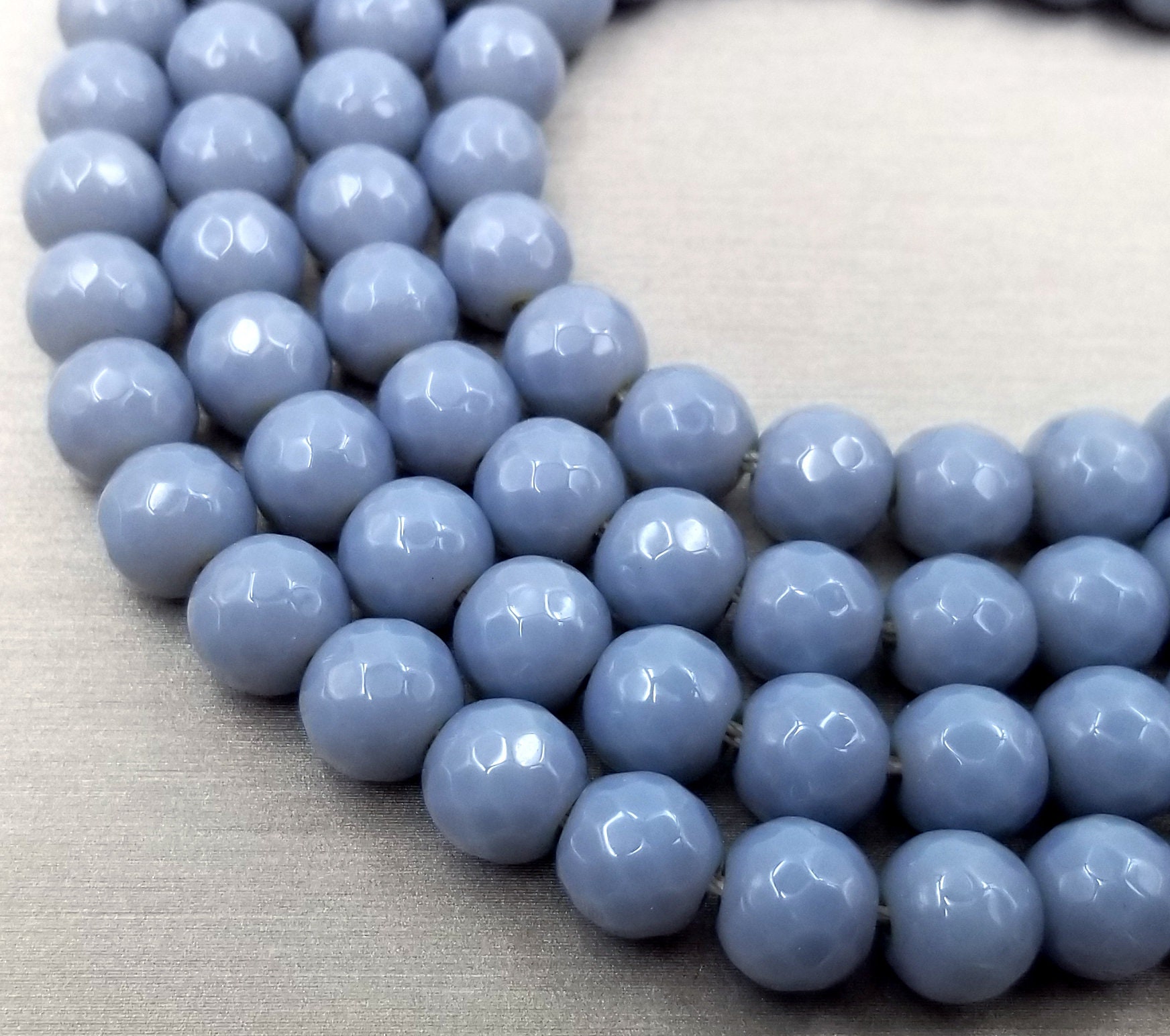 Natural Blue Angelite 8mm Round Beads High Quality Spheres - Etsy