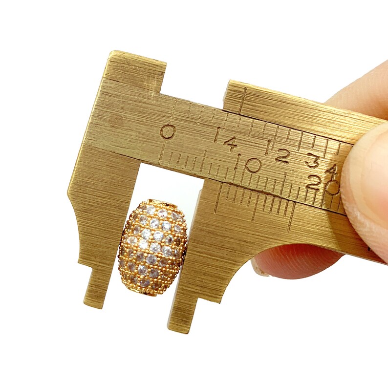 Oval Connector CZ Micro Pave Oval Beads Spacer Oval Spacer - Etsy