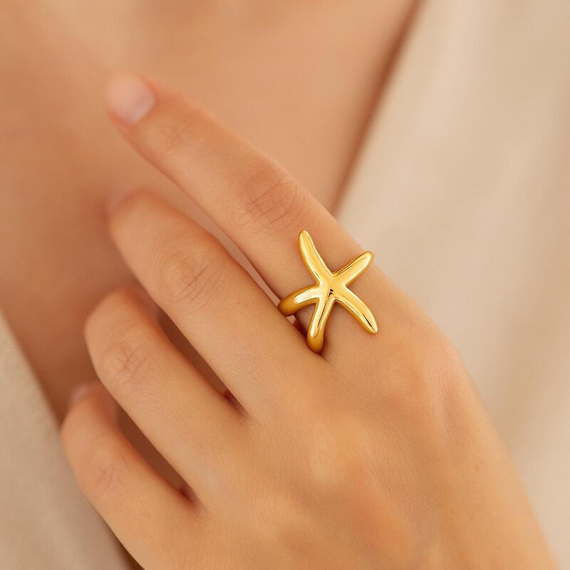 Starfish Ring - Etsy