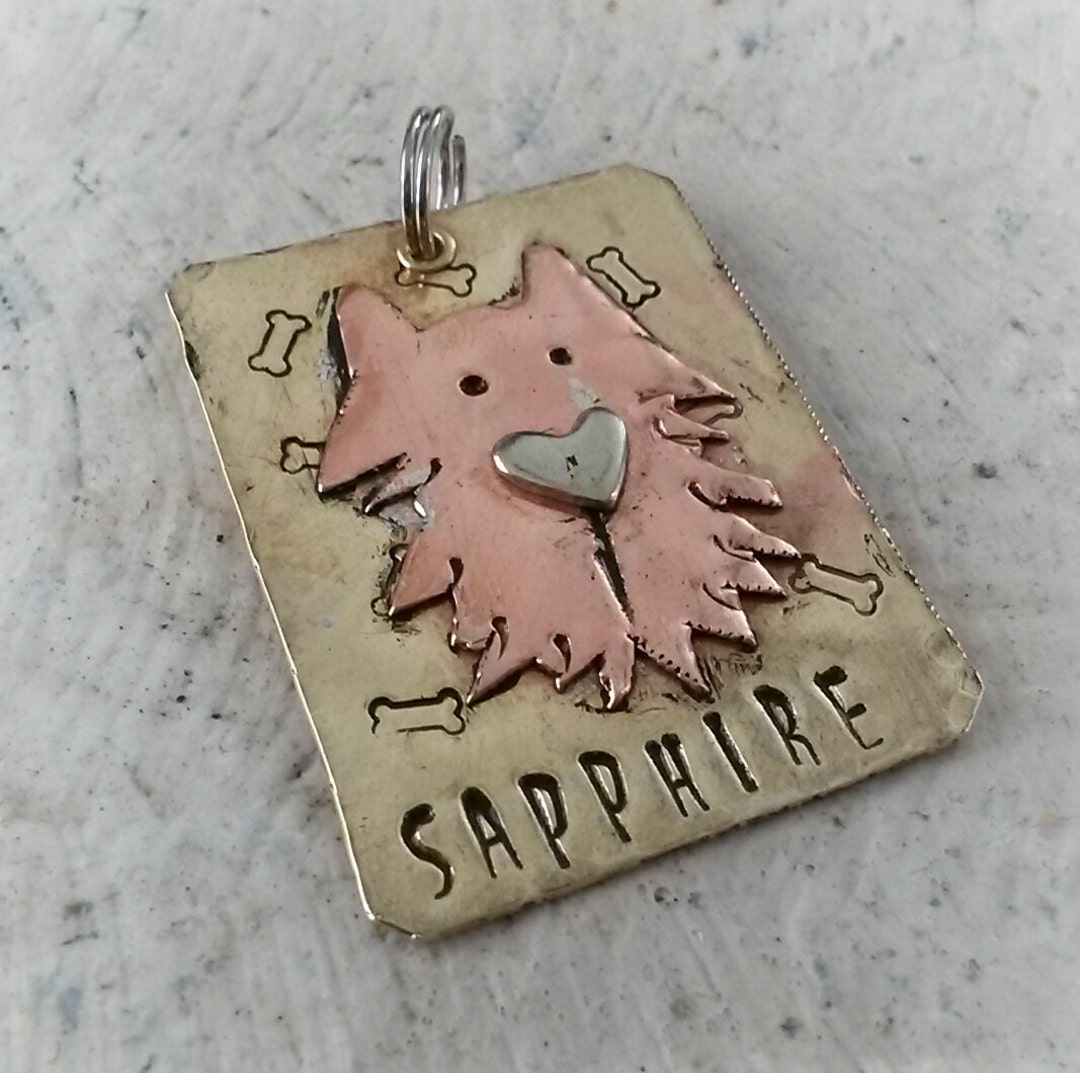 Shaggy Dog Dog Tag - Etsy