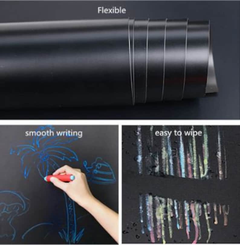 Chalk Board Wall Decal! - Home School - Play Room, Office, Kitchen ...