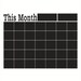 Work From Home Home School Black Chalk Board Calendar Wall Decal This ...