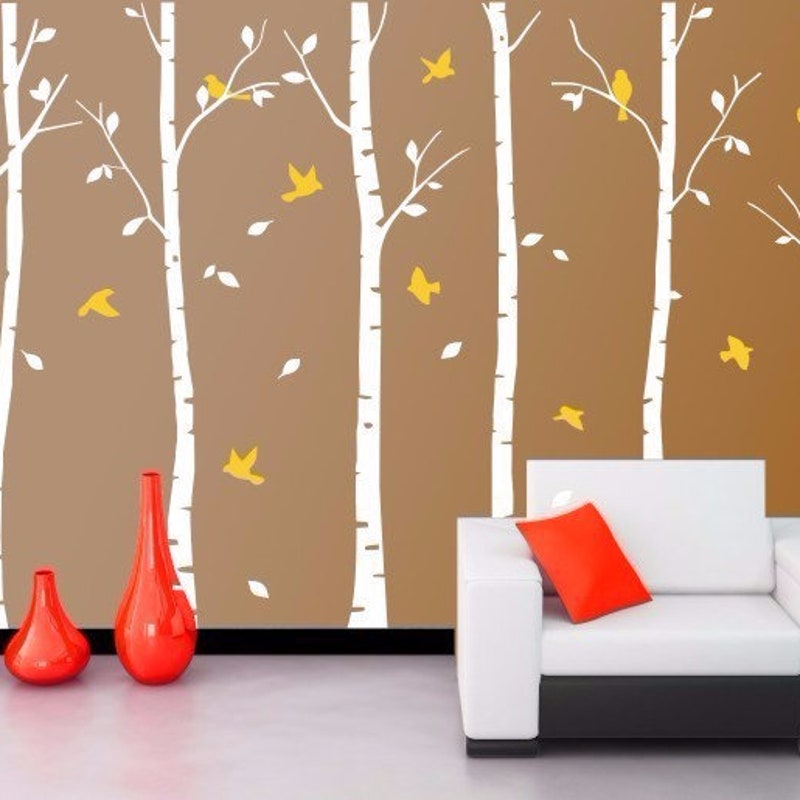 White Tree Decals - Etsy