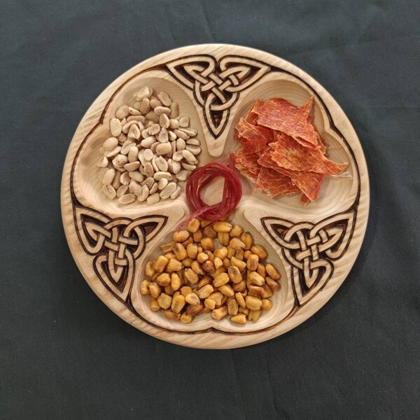 3 Section Plate - Etsy