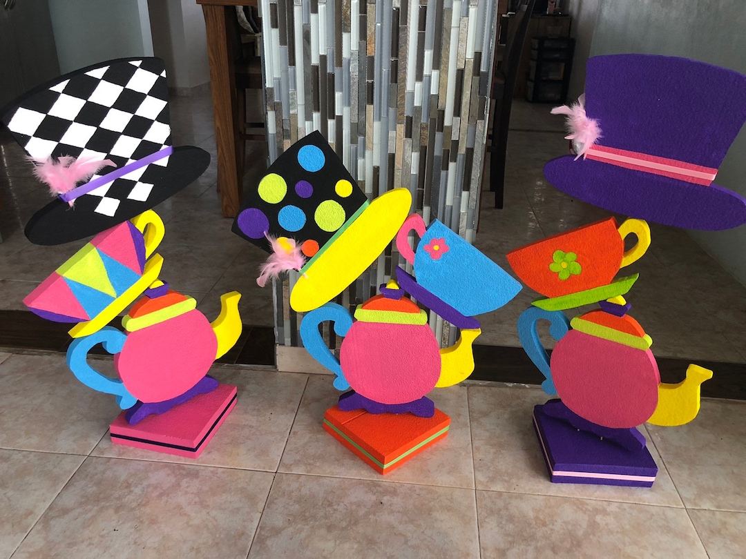 Centro De Mesa De Alicia En El País De Las Maravillas - Etsy