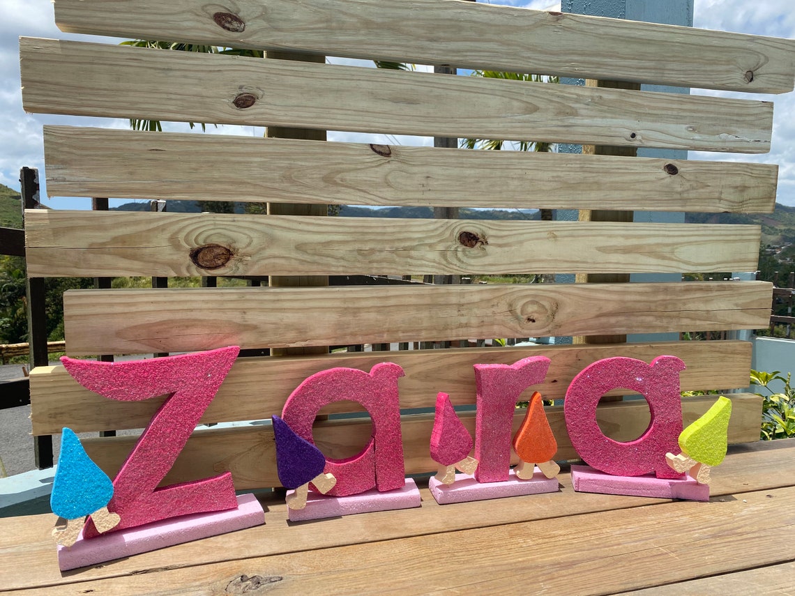 Trolls Custom Name - Etsy