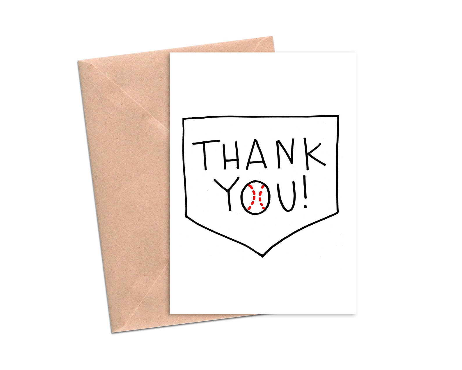 Baseball Thank You Card for Coach Printable Cards Thank You - Etsy