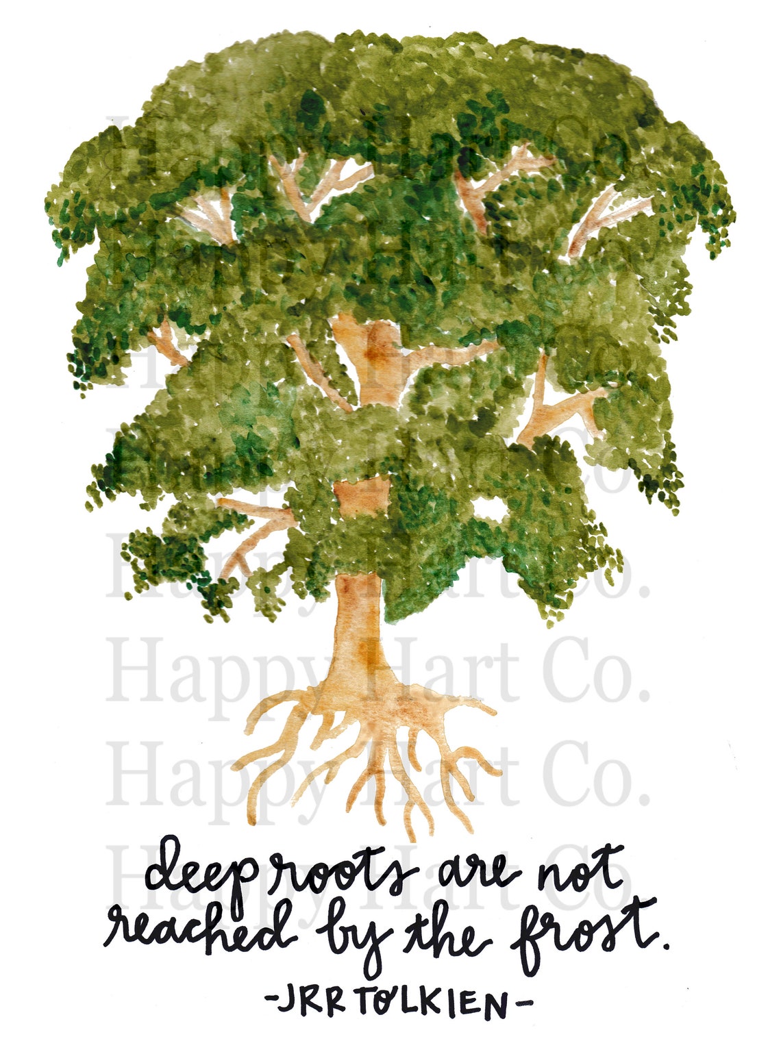 Tolkien Wall Art Print JRR Tolkien Quotes Word Art Literary | Etsy