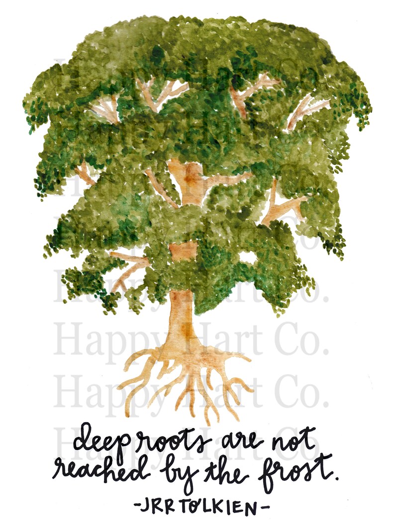 Tolkien Wall Art Print, JRR Tolkien Quotes Word Art, Literary Poem ...