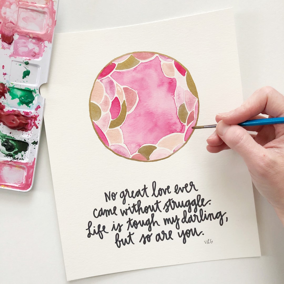 Embryo Painting Art Watercolor Blastocyst Custom Personalized Unique ...