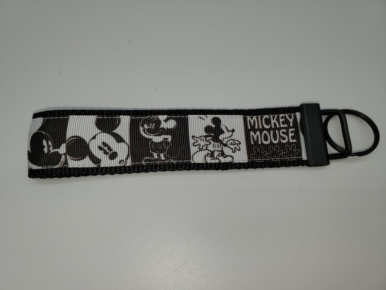Disney Mickey Mouse Keyfob Strap or Keychain - Purse or Wallet Strap - Etsy