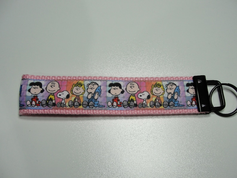 Peanuts Snoopy Keyfob Strap or Keychain - Purse or Wallet Strap - Etsy