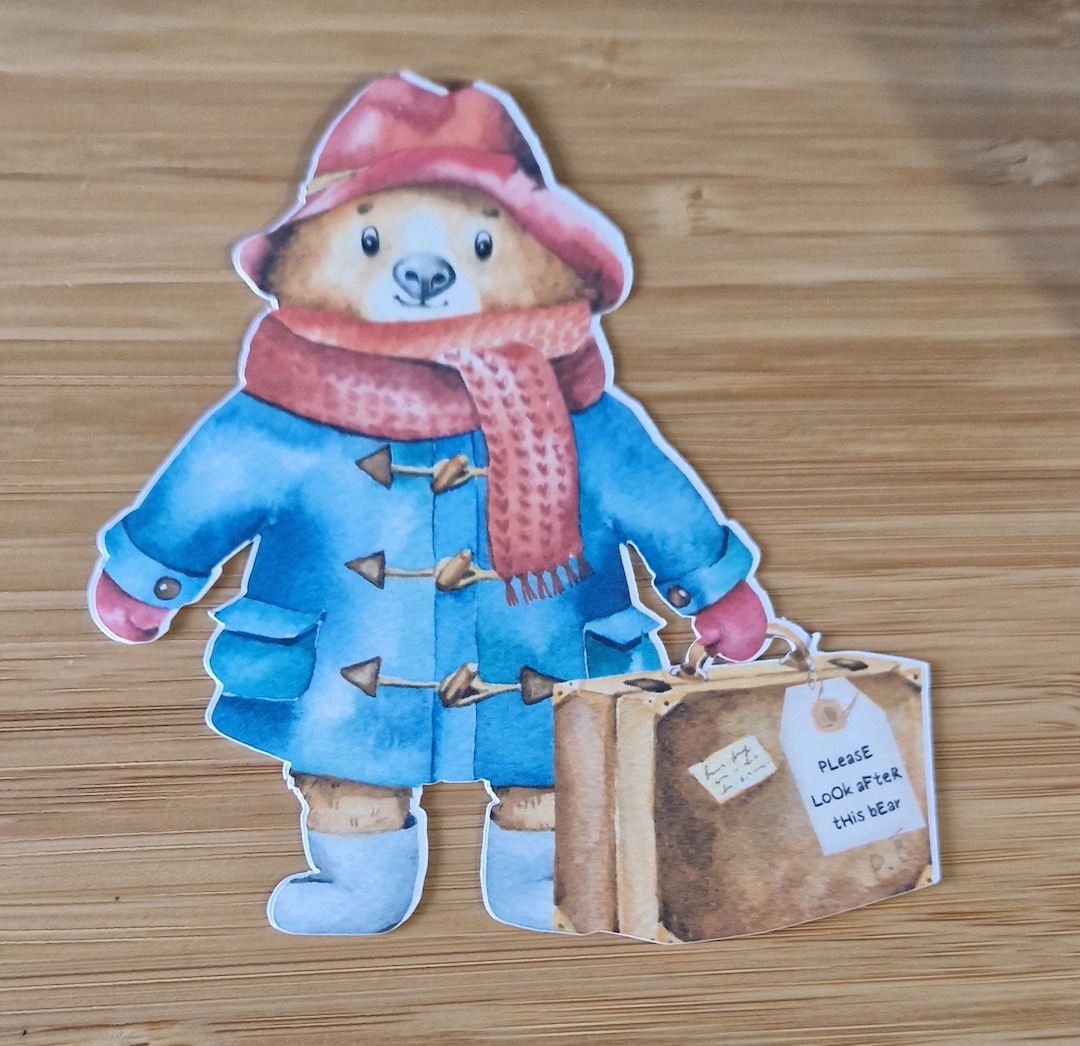 Paddington Bear Birthday Cake Topper, Classic Paddington Bear, Son ...