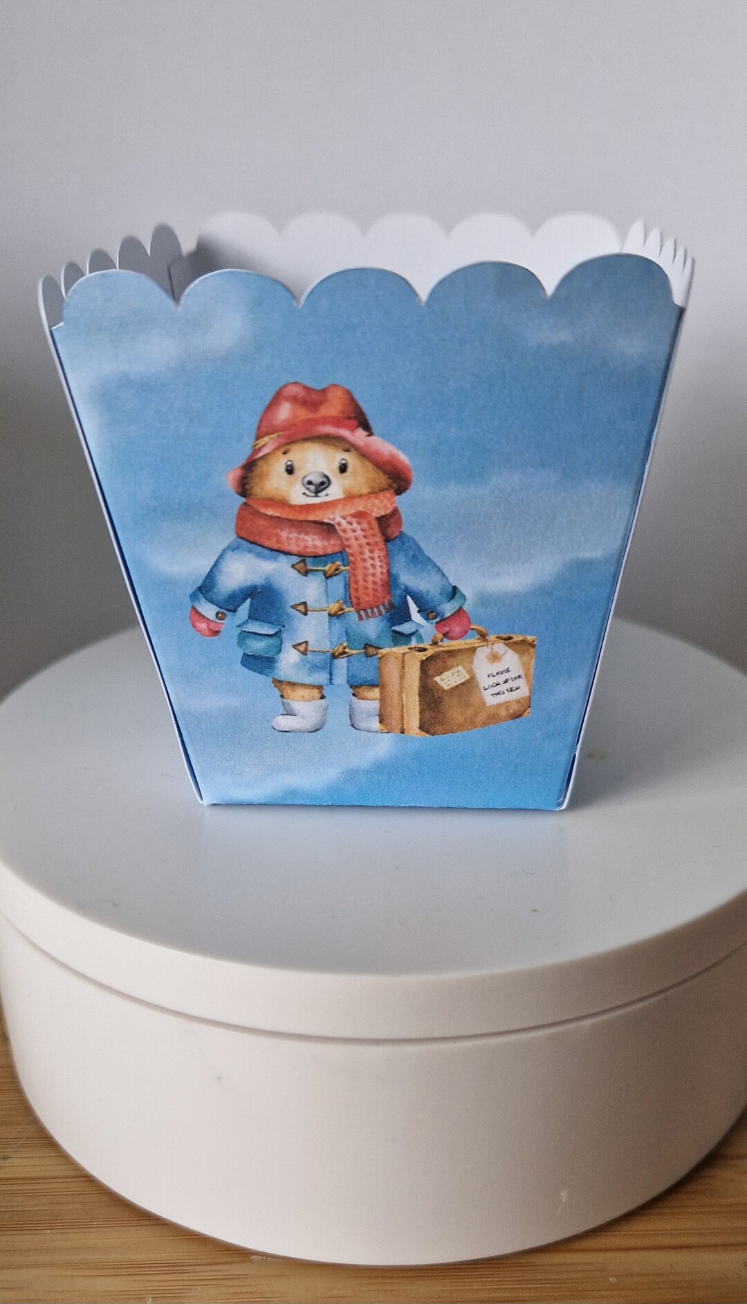 Paddington Bear Party Boxes Favours Treat Box Popcorn - Etsy
