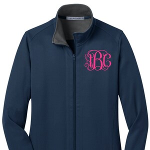 Personalized Ladies Full Zip up Jacket, Monogrammed Jacket, Custom ...