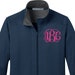 Personalized Ladies Full Zip Jacket, Custom Embroidered Vertical ...