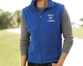 Fleece Vest With Logo - Etsy