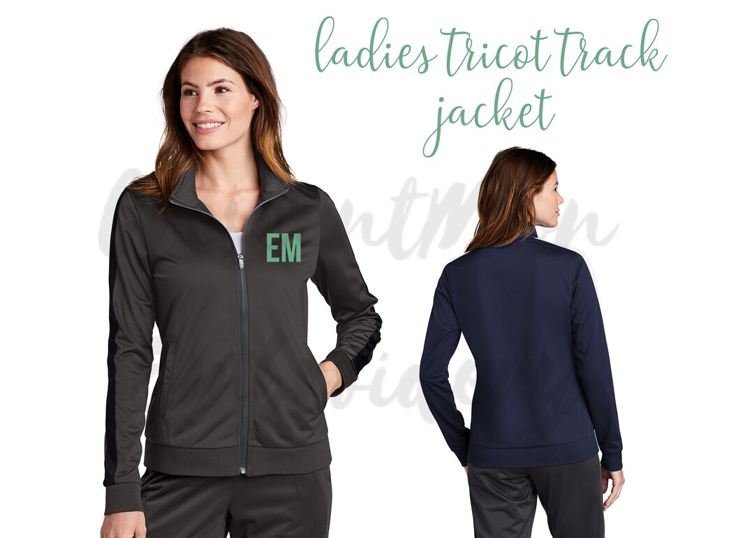 Personalized Women's Track Jacket, Embroidered or Monogrammed Track ...
