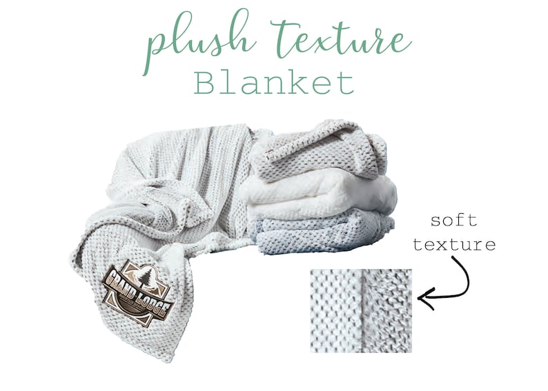 Personalized Plush Blanket, Custom Embroidery, Monogrammed Throw - Etsy
