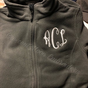 Personalized Ladies Value Fleece Jacket, Monogrammed Jacket ...