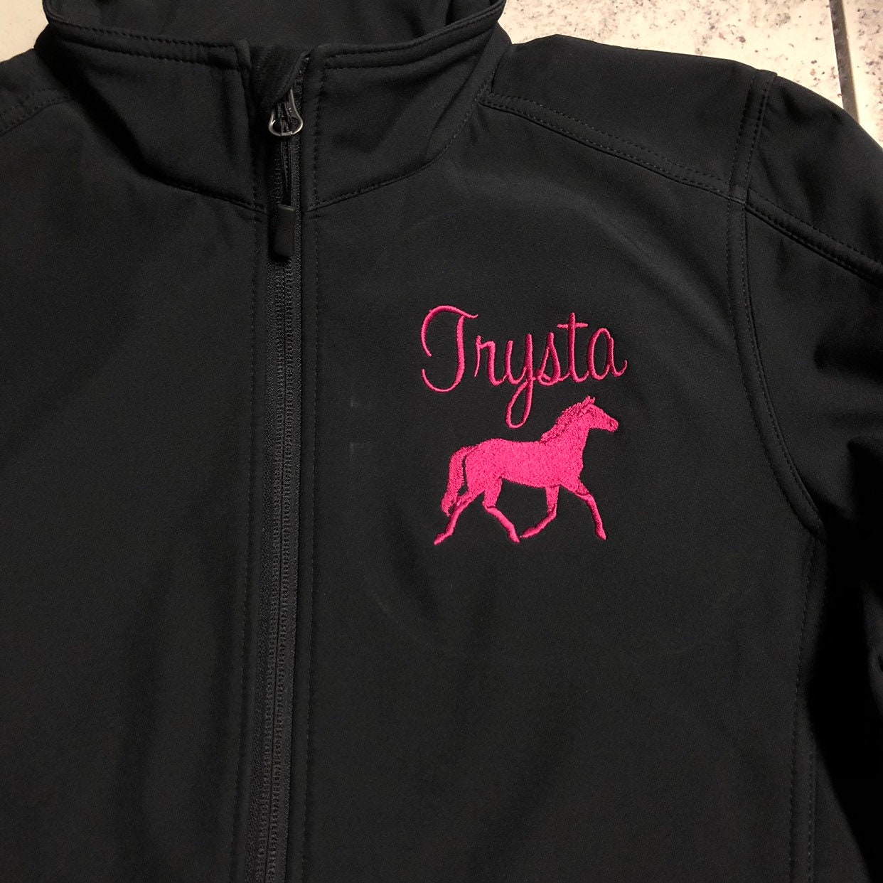 Embroidered Youth Soft Shell Jacket Name Embroidery - Etsy