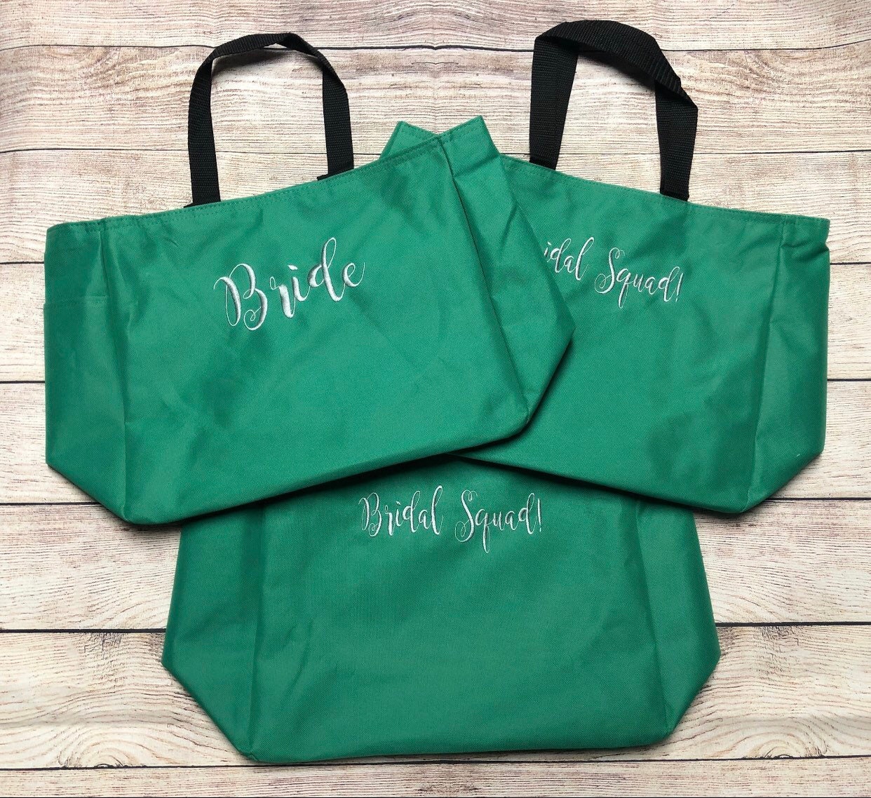 Personalized Embroidered Tote Bag - Custom Name or Text - Etsy