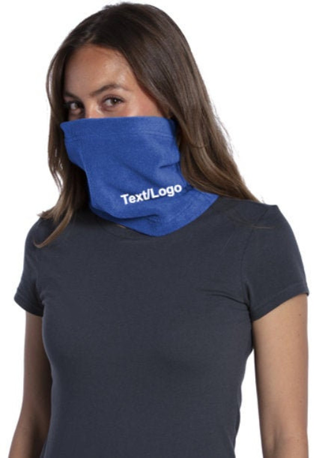 Embroidered FLEECE NECK GAITER, Protective Neck and Face Fleece ...