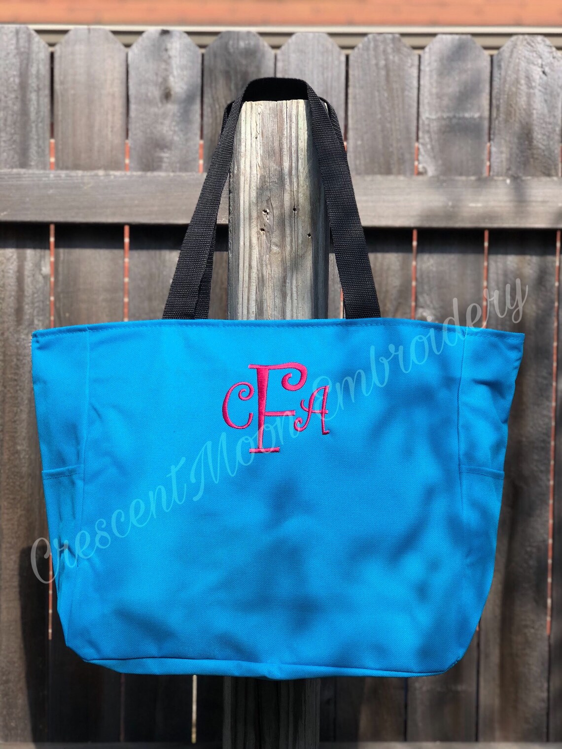 Personalized Tote Bag- Embroidered With Your Name, Logo, or Text ...
