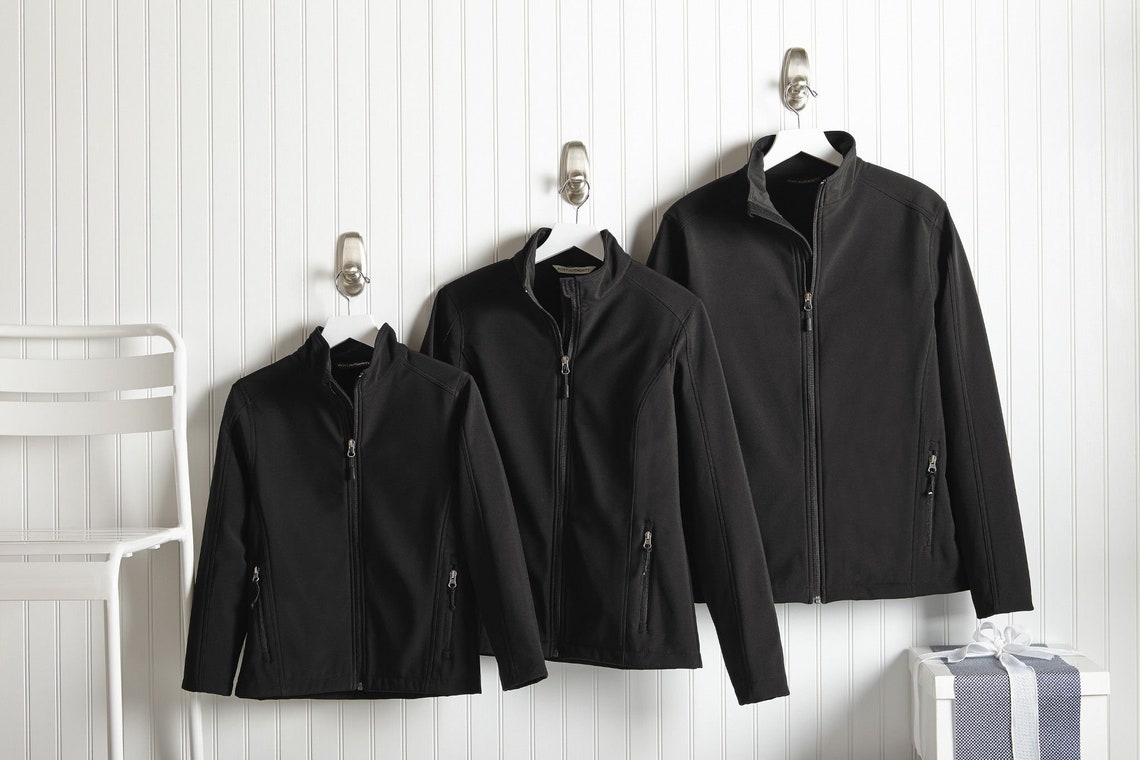 Embroidered Core Soft Shell Jacket, Personalize With Name Monogram or ...
