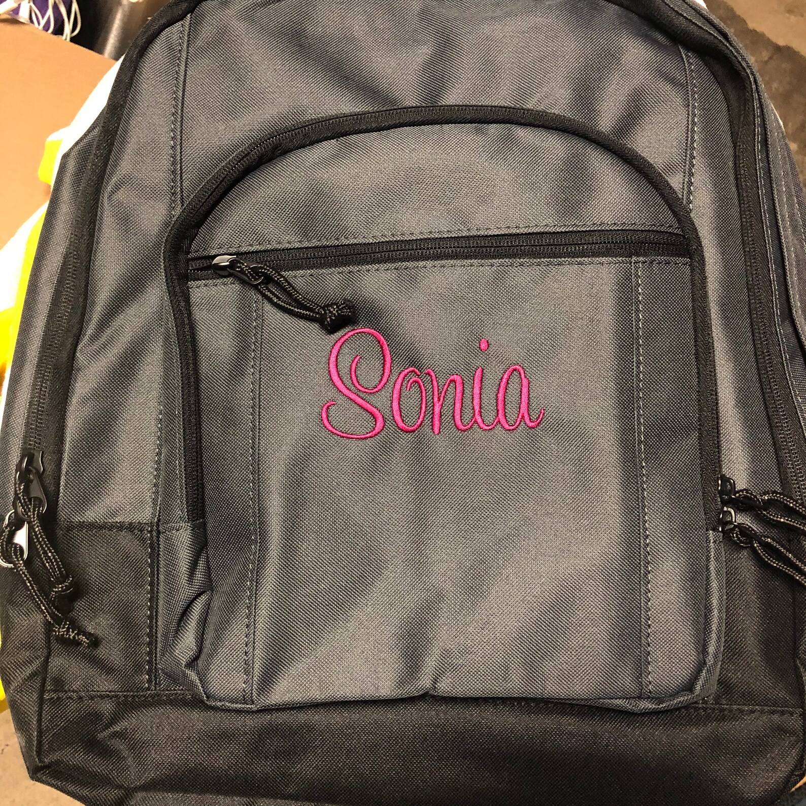 Personalized Backpack Monogrammed Bag Custom Embroidery - Etsy