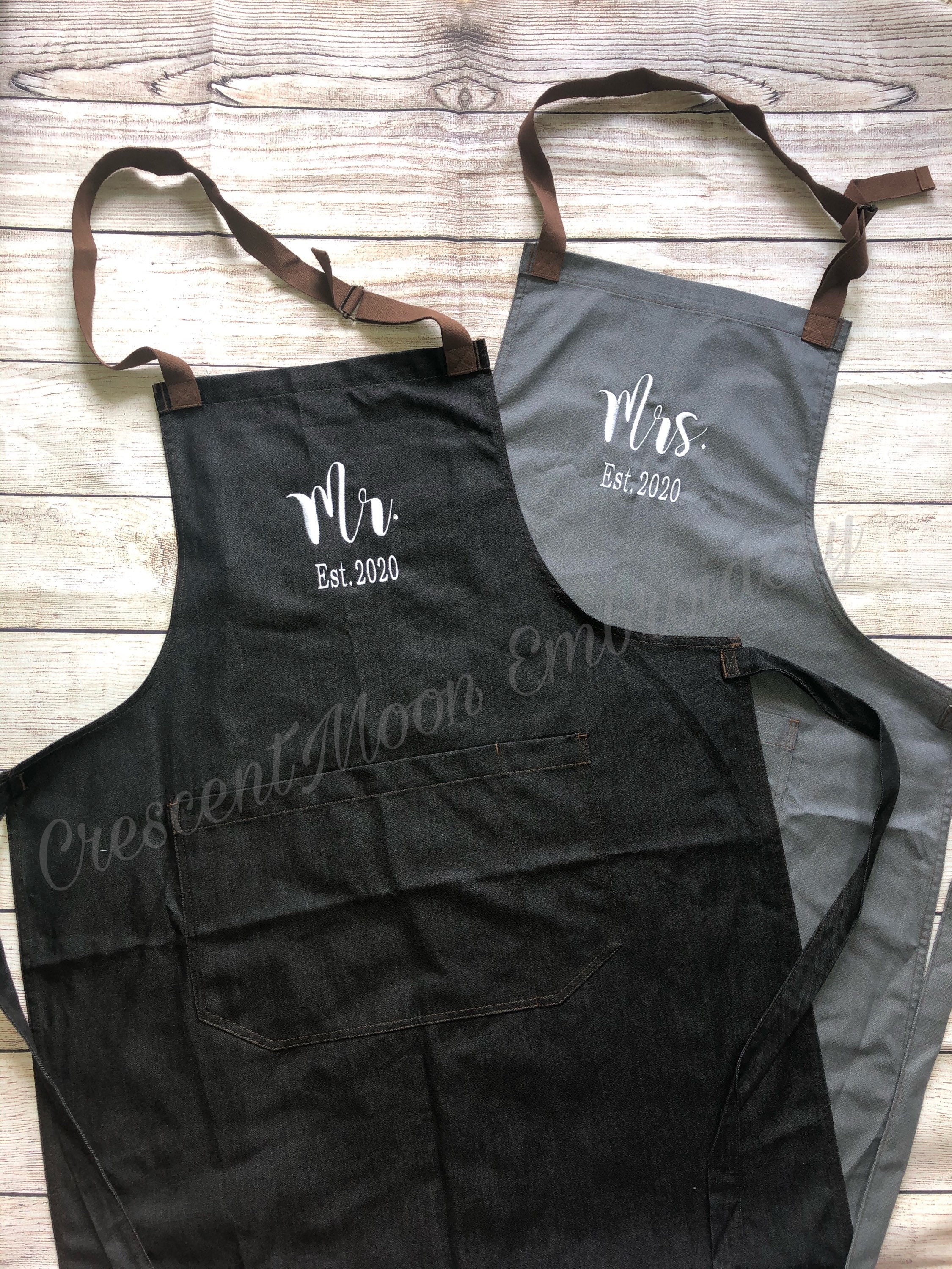 Personalized Apron, Custom Embroidery Text, Name, or Initials, Market ...