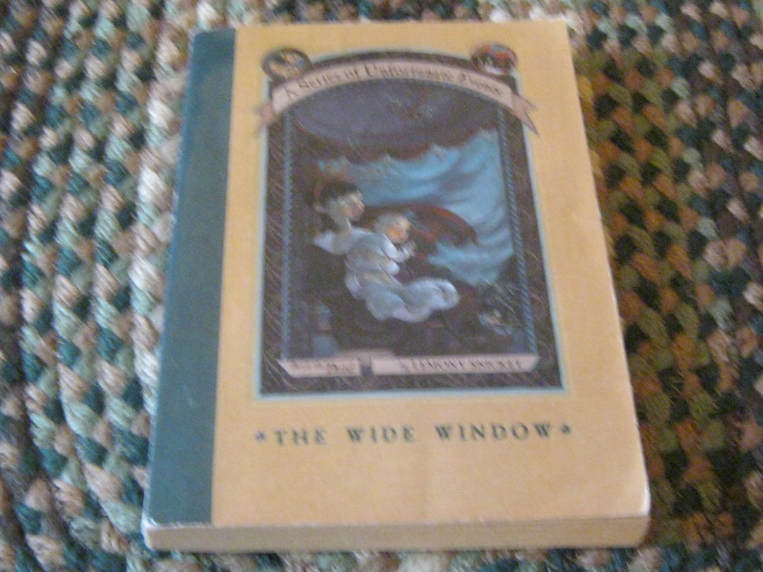 A Series of Unfortunate Events, the Wide Window #3, Paperback Book - Etsy