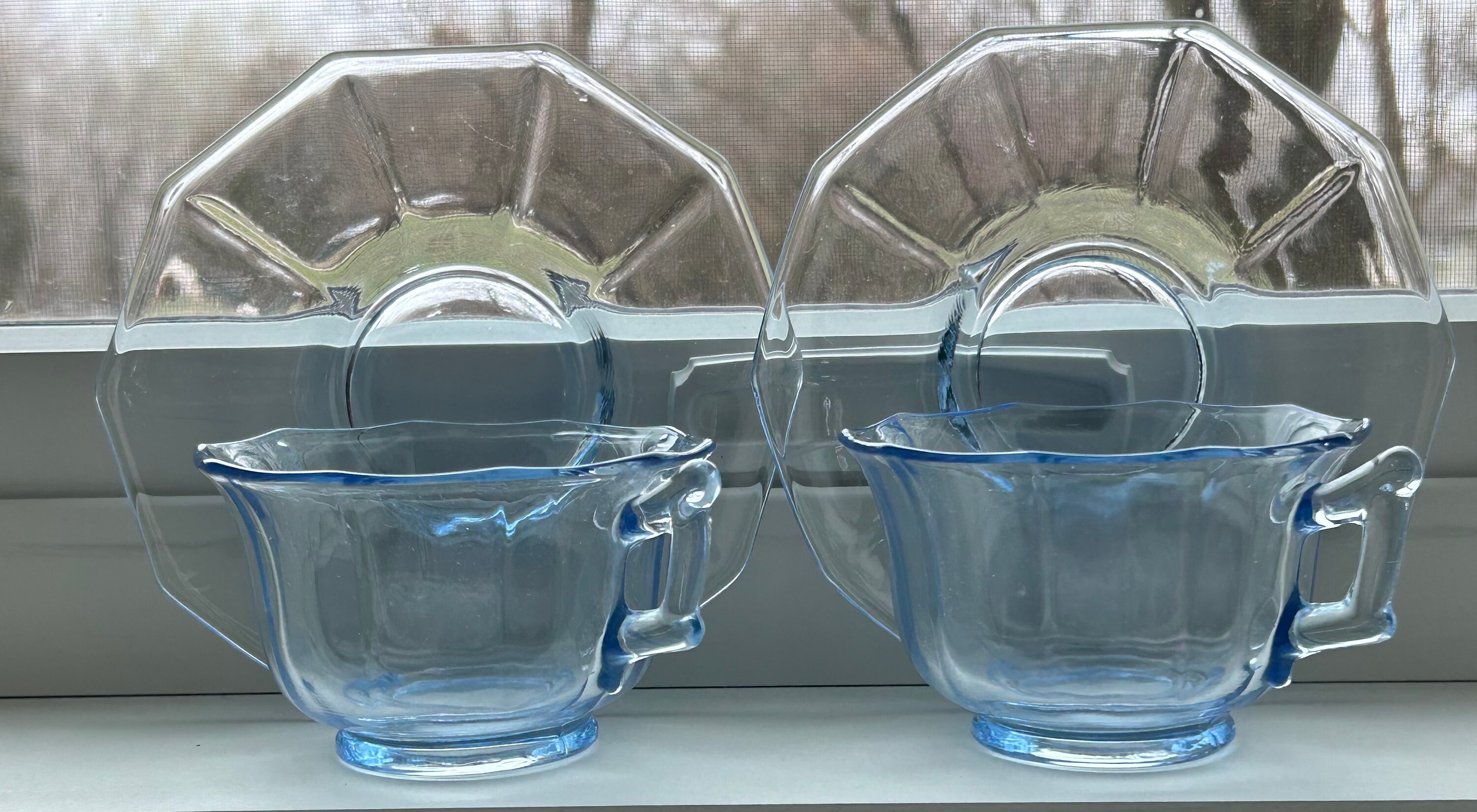 Cambridge Light Blue Decagon - Etsy