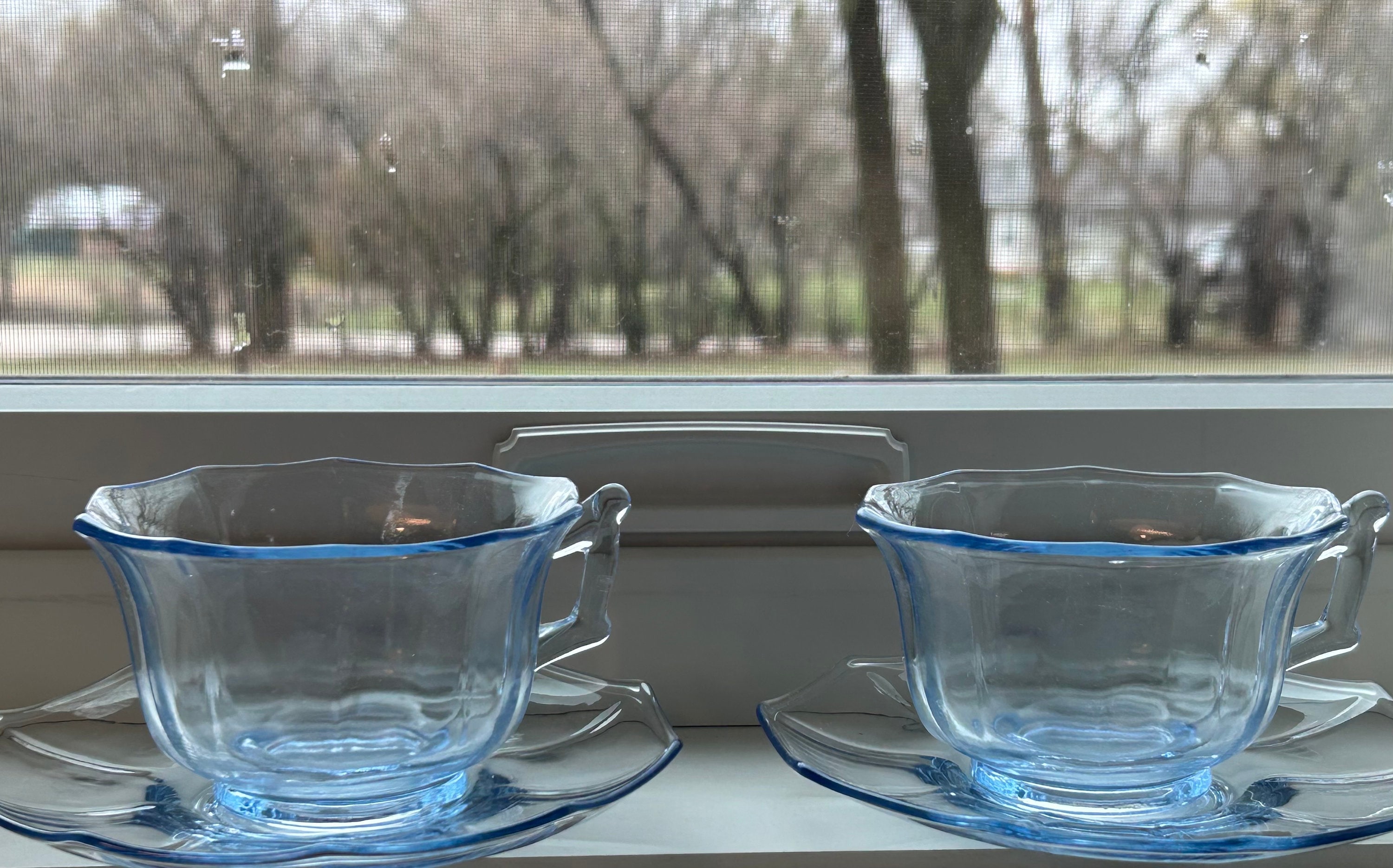 Cambridge Light Blue Decagon - Etsy