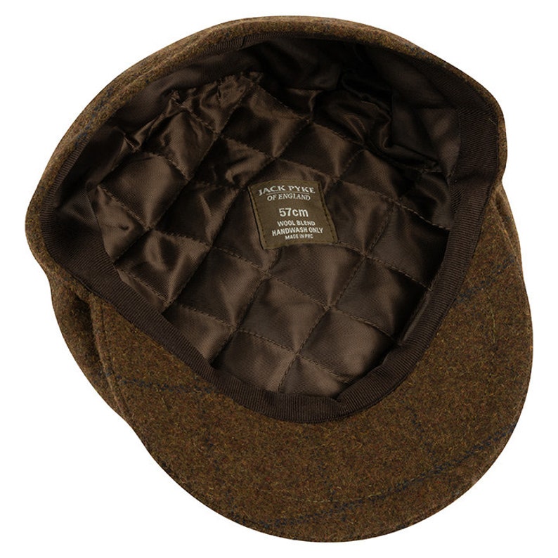 Newsboy Style Gentlemans Flat Cap in Brown Tweed - Etsy